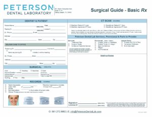 Scripts - Peterson Dental Laboratory