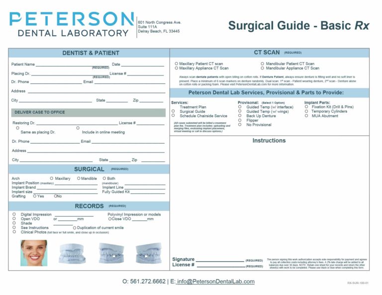 Scripts - Peterson Dental Laboratory